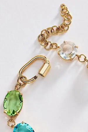 Anthropologie Mixed Crystal Bracelet