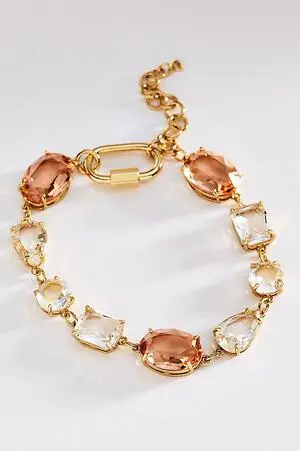 Anthropologie Mixed Crystal Bracelet Neutral