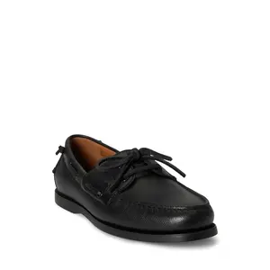 Ralph Lauren Merton Tumbled Leather Boat Shoe