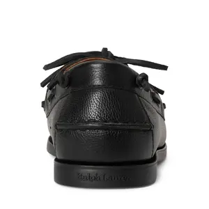 Ralph Lauren Merton Tumbled Leather Boat Shoe