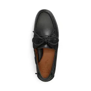 Ralph Lauren Merton Tumbled Leather Boat Shoe