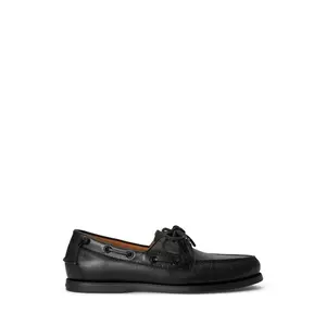 Ralph Lauren Merton Tumbled Leather Boat Shoe