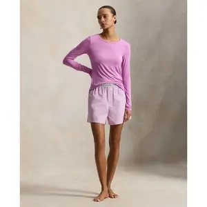 Ralph Lauren Polo Striped Cotton Boxer - White/violet