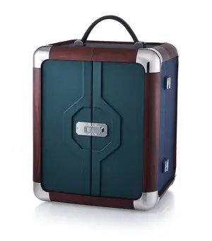 THE MARTHA, BY BACCARAT Leather-oak Louxor Octogonetrunk