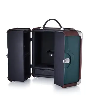 THE MARTHA, BY BACCARAT Leather-oak Louxor Octogonetrunk