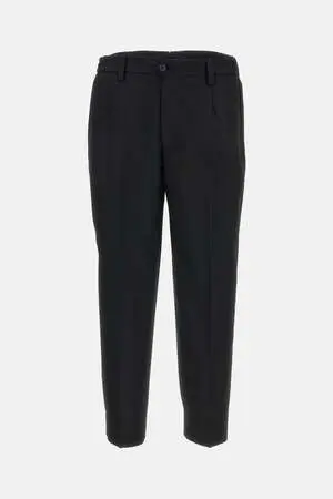 BRIGLIA 1949 Portofino Cool Wool Trousers - Black