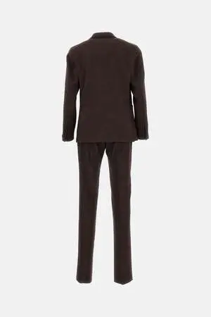 Tagliatore Montecarlo Dress In Linen Blend - Brown