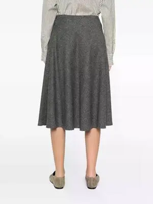 Tagliatore Flared Midi Skirt