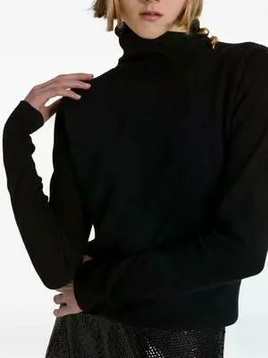 Alberta Ferretti Embellished Roll-neck Sweater