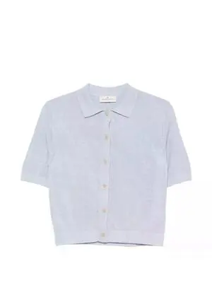 Bruno Manetti Knitted Polo Collar Cardigan