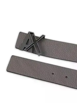 Armani Exchange Logo Buckle Belt