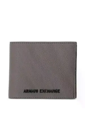 Armani Exchange Logo-plaque Wallet - Grey