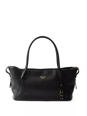 Prada Large Leather Tote Bag