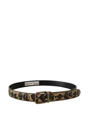 Dolce & Gabbana Leopard-print Reversible Belt