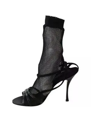 Dolce & Gabbana Mesh-overlay Buckle-fastening Sandals