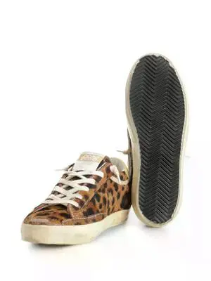GOLDEN GOOSE Super-star Leopard Print Sneakers