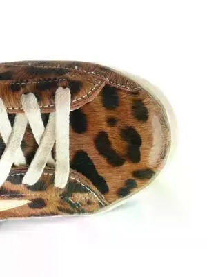 GOLDEN GOOSE Super-star Leopard Print Sneakers