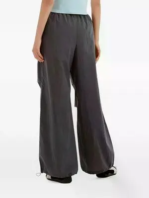 MINI CREAM Wide-leg Trousers With Lace Pocket Detail