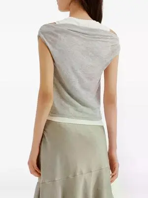 B+AB Layered Off-shoulder Tank Top