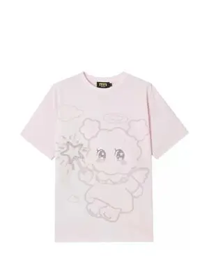 Mini Cream Crewneck T-shirts For Women