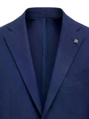 Tagliatore Single-breasted Notched-lapel Suit - Blue