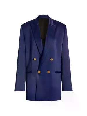 Alberta Ferretti Double-breasted Blazer - Blue