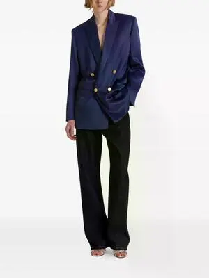 Alberta Ferretti Double-breasted Blazer - Blue