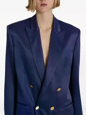 Alberta Ferretti Double-breasted Blazer - Blue