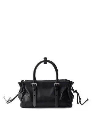 Prada Bonnie Small Leather Bag - Black