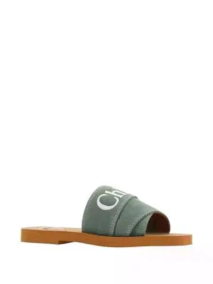Chloé Woody Embroidered Sandals