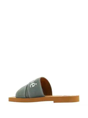 Chloé Woody Embroidered Sandals