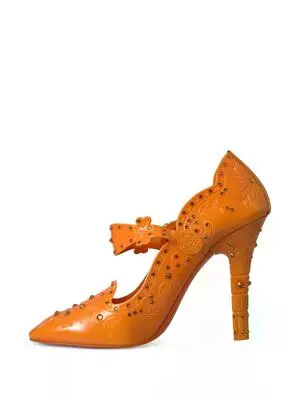 Dolce & Gabbana Crystal-embellished Floral Pumps