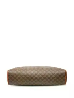 Celine Macadam Coated Canvas Clutch Bag