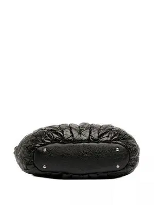 Miu Miu Quilted Patent Leather Hobo Satchel