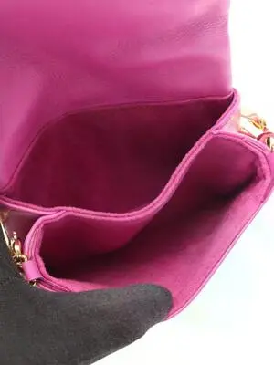 LOUIS VUITTON Monogram Embossed Coussin Belt Bag - Purple