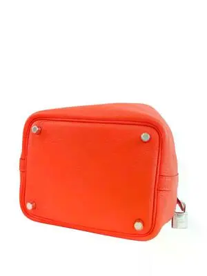 Hermès Clemence Picotin Lock 18 Handbag - Orange
