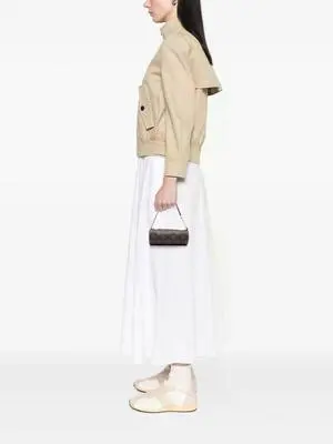 LOUIS VUITTON Monogram Canvas Papillon Pochette Handbag - Brown