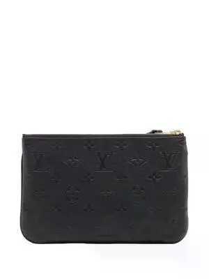 LOUIS VUITTON Monogram Empreinte Double Zip Pochette