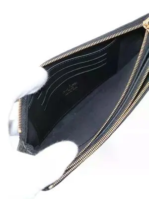LOUIS VUITTON Monogram Empreinte Double Zip Pochette