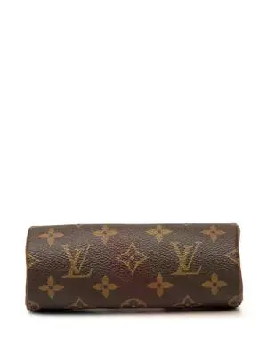 LOUIS VUITTON Monogram Papillon Pochette Handbag - Brown