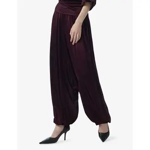 LEEM Harem Satin Trousers
