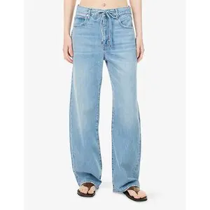 FRAME Off-duty Drawstring Bow Jeans - Afterglow