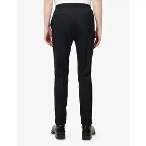 Paul Smith Drawstring Tapered-leg Wool Trousers