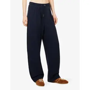 EMELLO Straight-leg Cotton Jogging Bottoms With Patch Pocket
