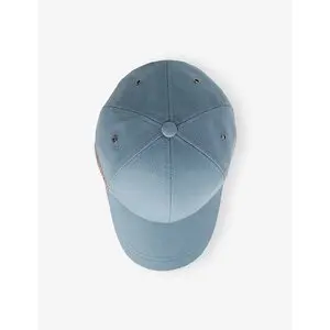 Paul Smith Cotton Baseball Cap With Signature Trim - Blue