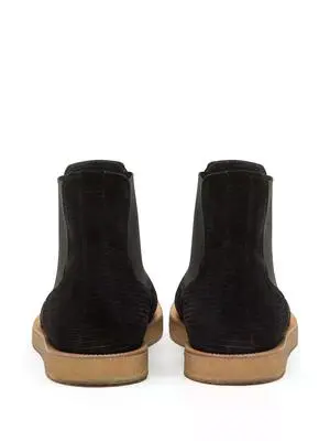 Dolce & Gabbana Corduroy Suede Chelsea Boots