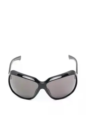 Gucci Logo-lettering Sunglasses - Black