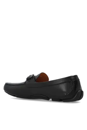 FERRAGAMO Parigi New Leather Loafers - Black