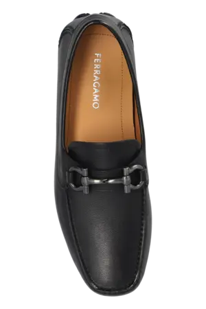 FERRAGAMO Parigi New Leather Loafers - Black