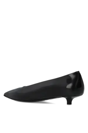 Marsèll Spino Patent Leather Pointed Toe Mid Heel Pumps
